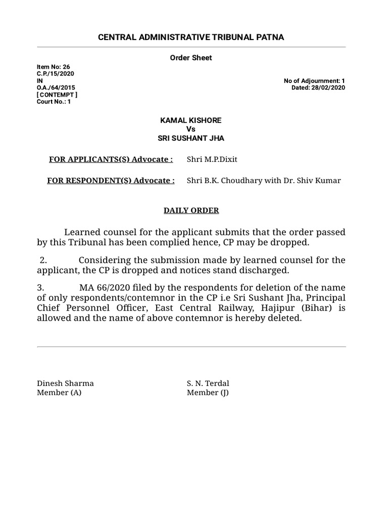 Cis - Cgat.gov - in Catlive View Daily Order - PHP Filing No ...