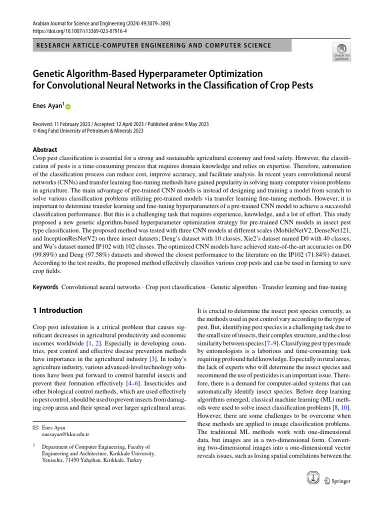 Genetic Algorithm-Based Hyperparameter Optimization for Convolutional ...