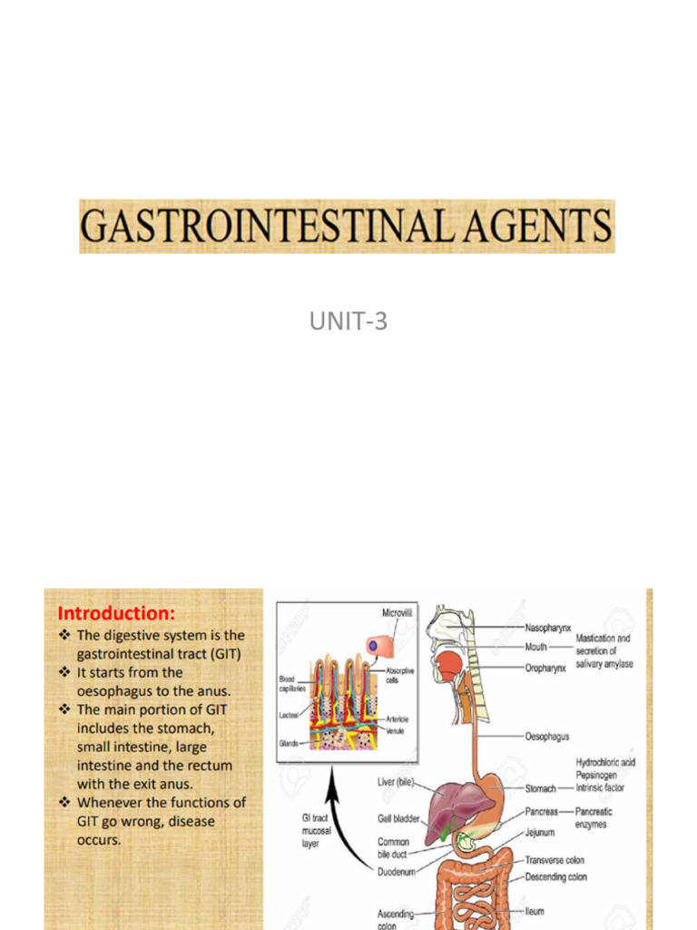 Unit 3 Gi Agents... | PDF