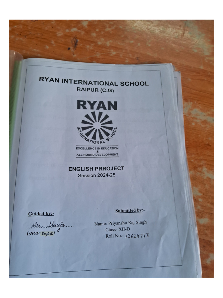 English Project | PDF