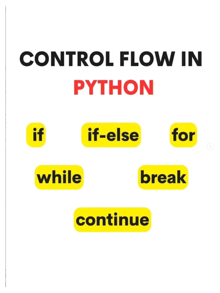 Python Control Flow | PDF