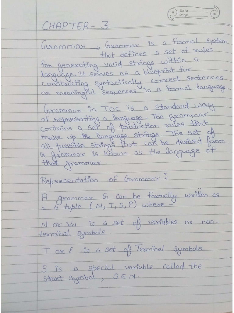 TOC_ Unit 3 Notes | PDF