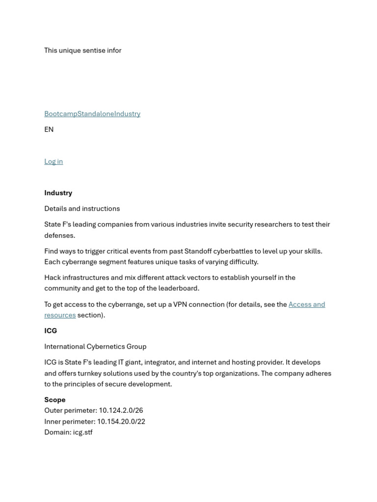 This Unique Sentise Infor | PDF | Security | Computer Security