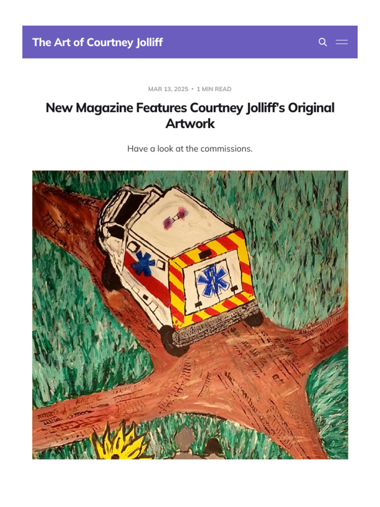 New Magazine Features Courtney Jolliff's Original Artwork | PDF