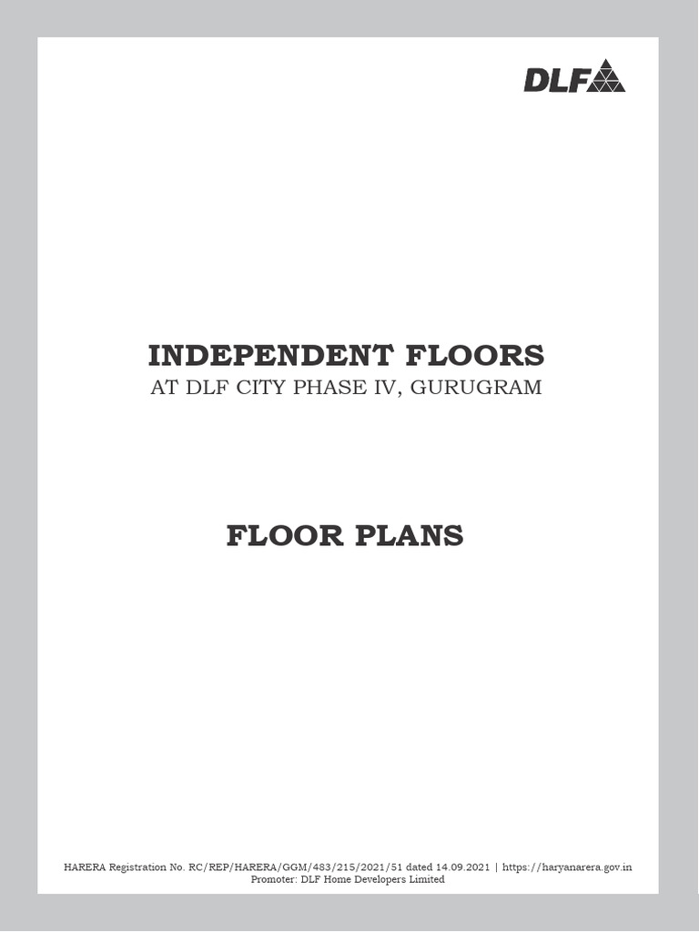 DLF Phase IV - Floor Plans | PDF