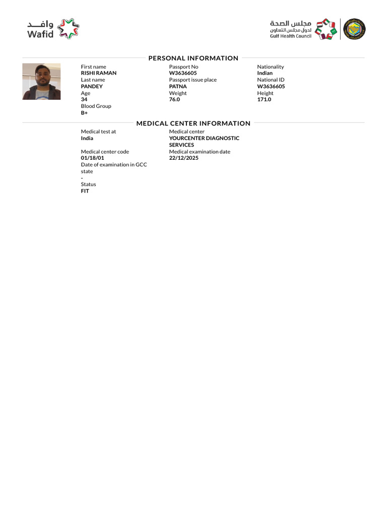 Medical Status | PDF