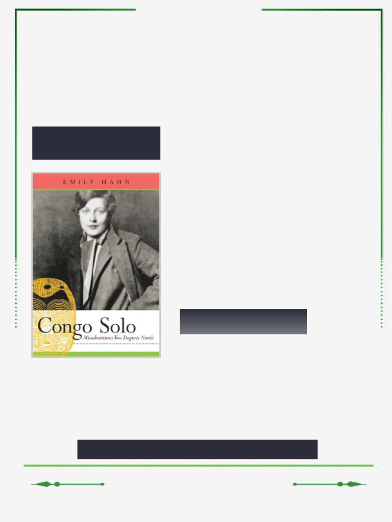Congo Solo Misadventures Two Degrees North 1933 restored unadulterated ...