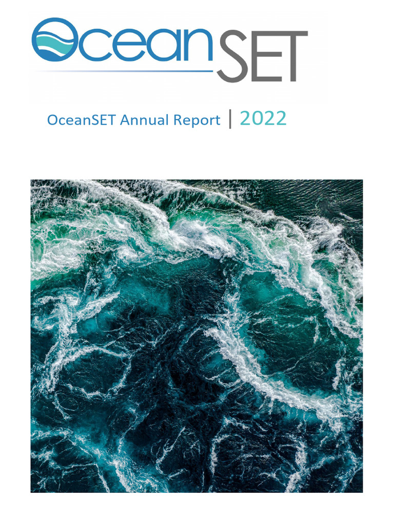 SEETIP Ocean OceanSET Annual Report 2022 Design Version | PDF ...