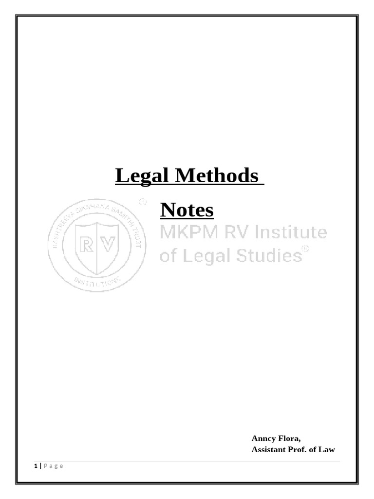 Understanding Legal Methods and Theories | PDF | Punishments | Crimes
