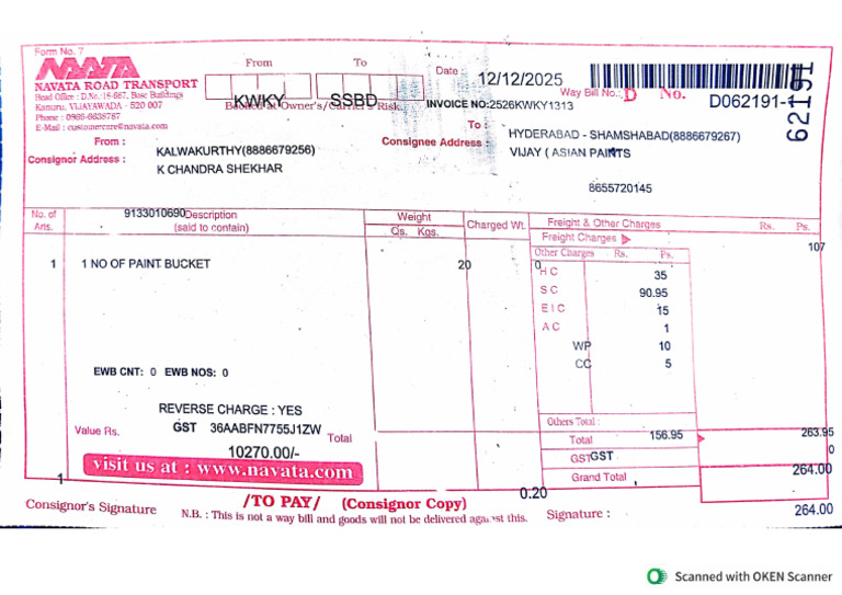 Navatha Transport | PDF