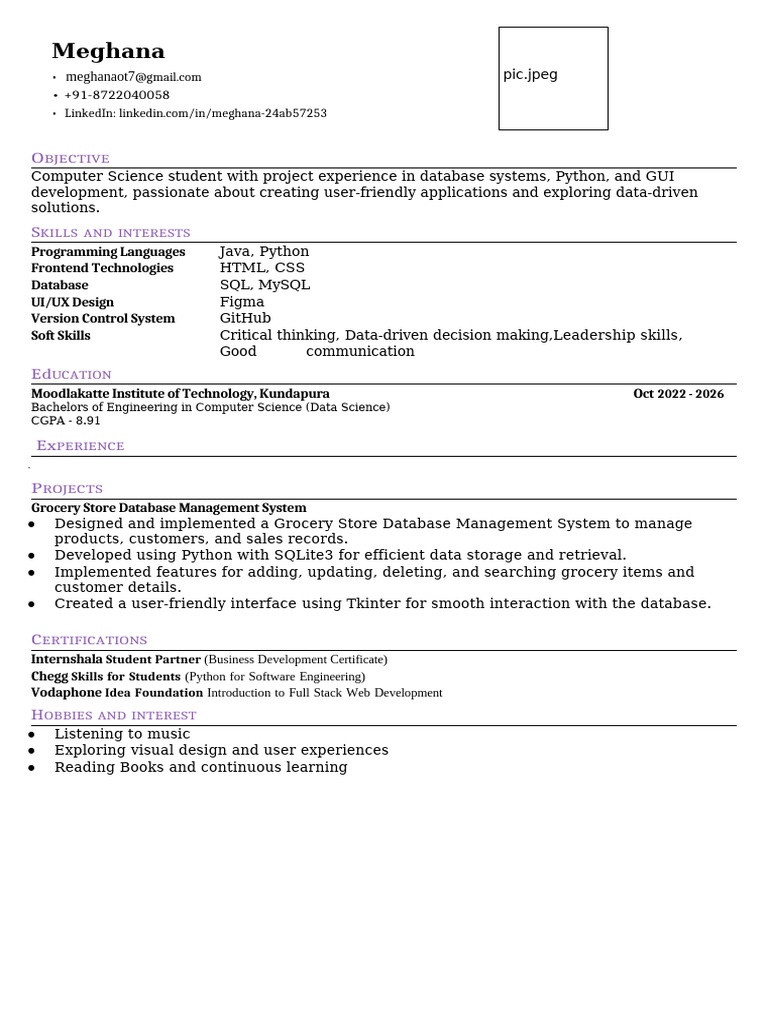 Cognizant Deloitte Resume Template | PDF