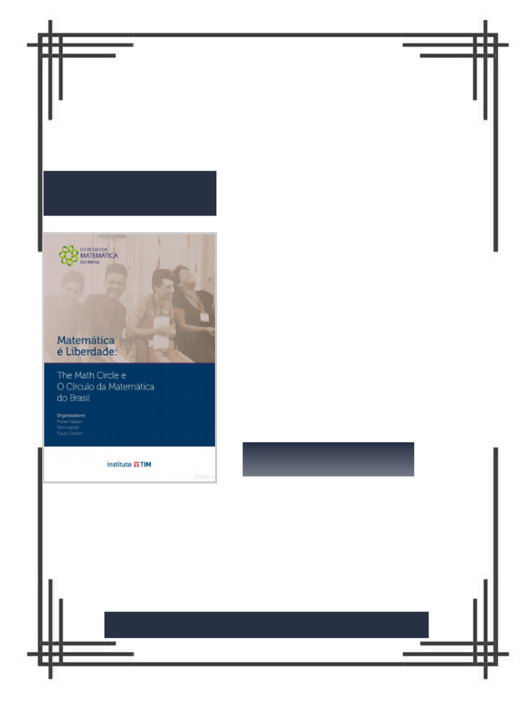 Matemática é Liberdade The Math Circle e O Círculo da Matemática do ...