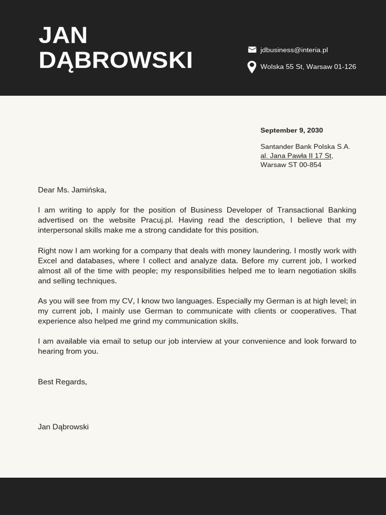 Cover Letter a Ng | PDF