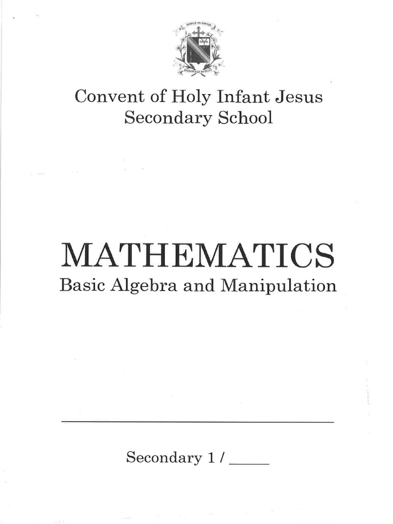 Notes - Algebra I (Completed) | PDF