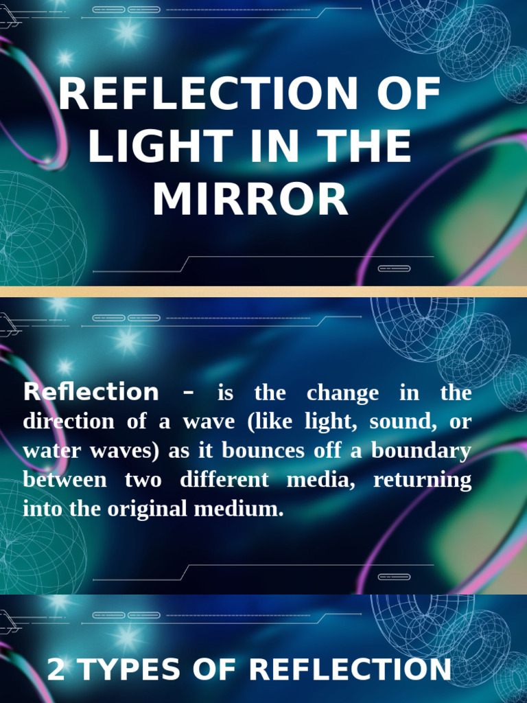 Reflection of Light in The Mirror 075215 | PDF
