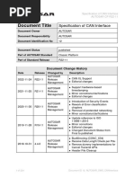 AUTOSAR CAN Interface Overview | PDF | Device Driver | Interface ...