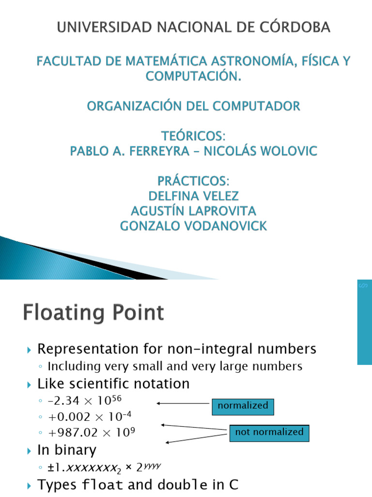 Understanding Floating Point Representation | PDF | Computer ...