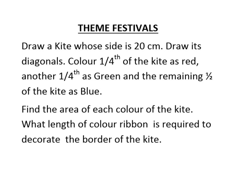 Kite Area and Decoration Guide | PDF