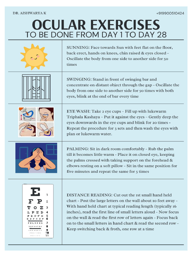 Eye Exercises | PDF