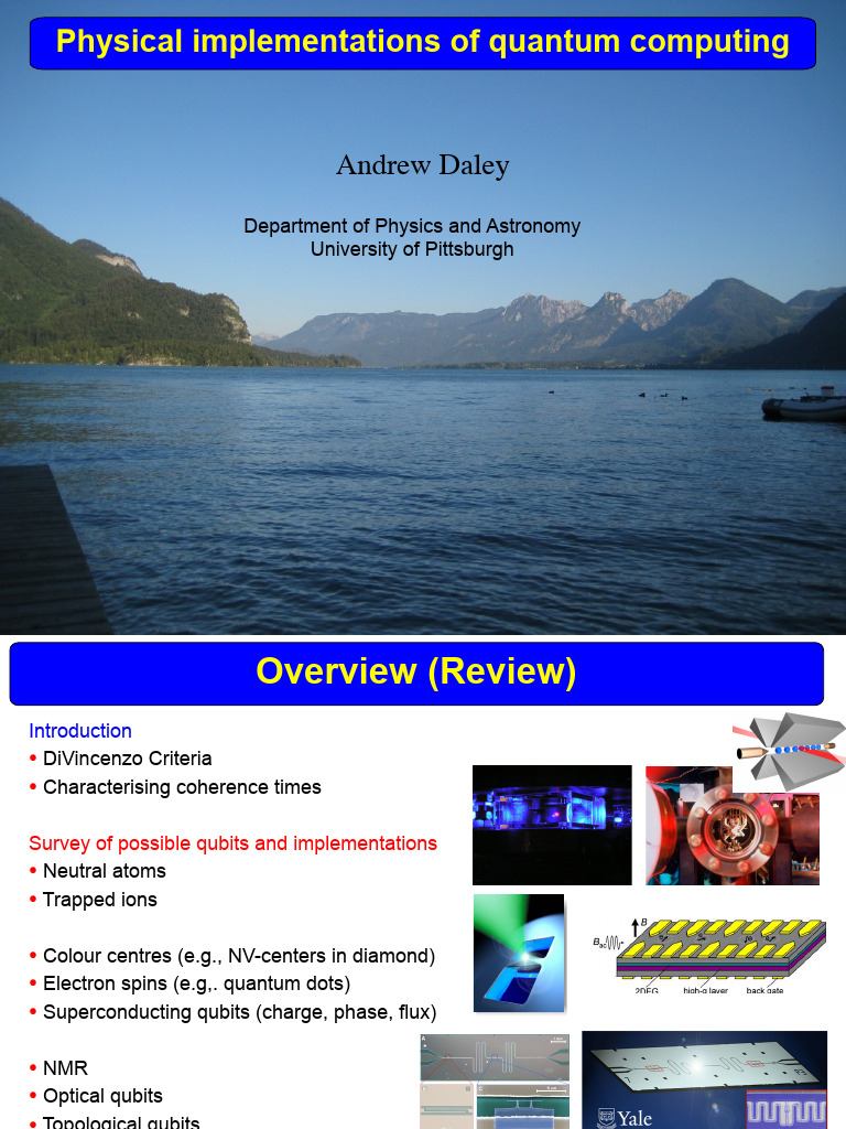 Quantum Computing Implementations Overview | PDF | Quantum Mechanics ...