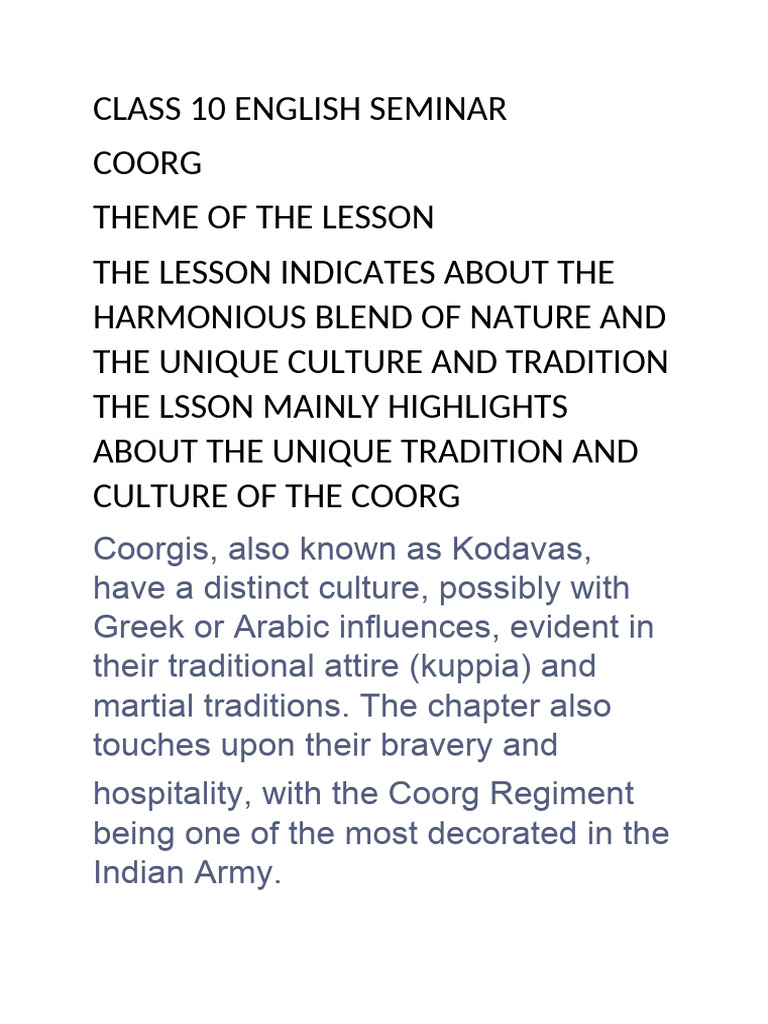 Class 10 English Seminar | PDF