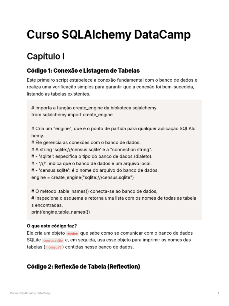 e8bba047 48f6 428b b6b3 6a6cc2a3a3f3 Curso SQLAlchemy DataCamp | PDF | SQL | Dados de computador