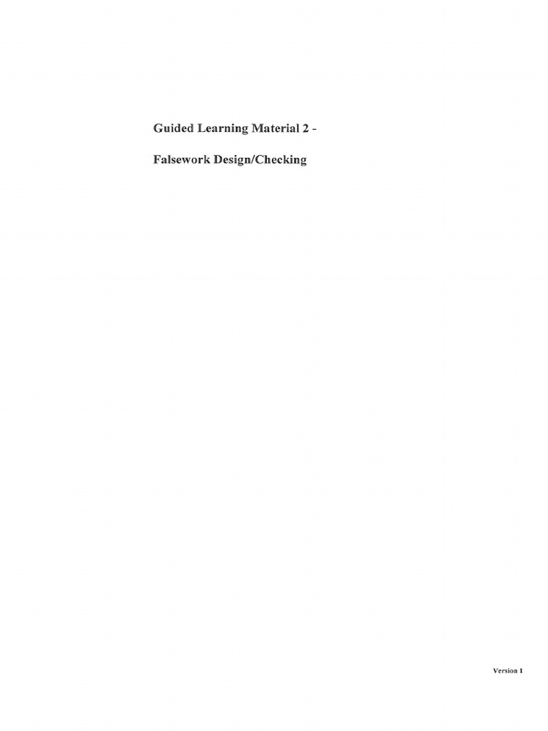 Falsework Design Layout - 1718 | PDF