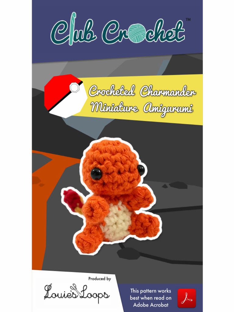 Charmander Crochet Pattern | PDF