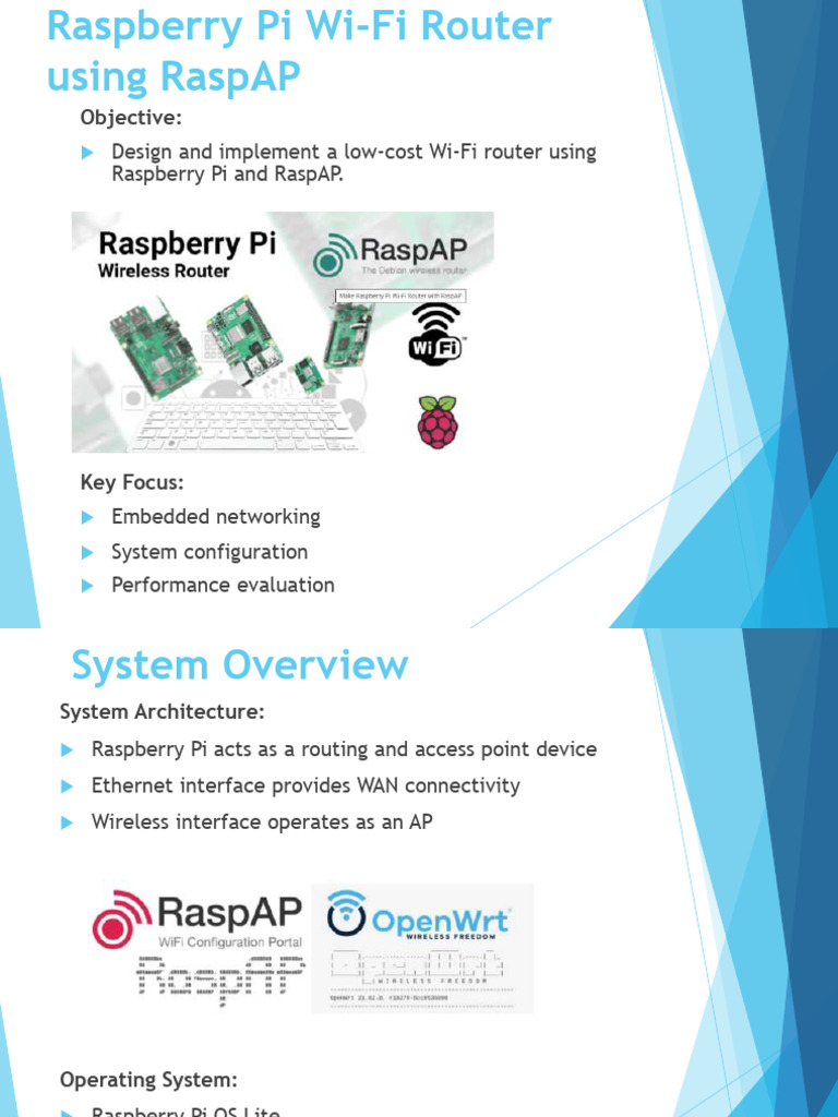 Raspberry Pi WiFi Router RaspAP | PDF