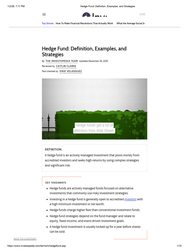 Hedge Fund Strategies and Insights | PDF | Hedge Fund | Investment Fund