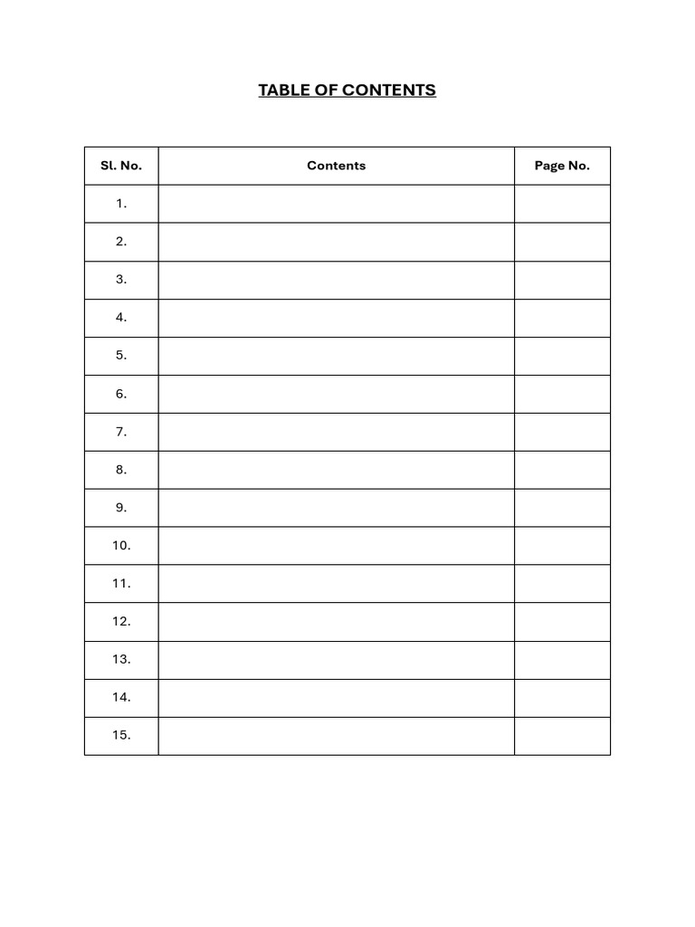 Table of Contents (3) | PDF