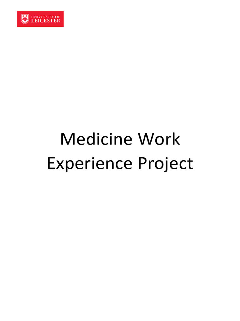 Work Experience Research Project | PDF | Nephrology | Emergency Department