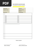 Employee Turnover Checklist Form | PDF | Career & Growth