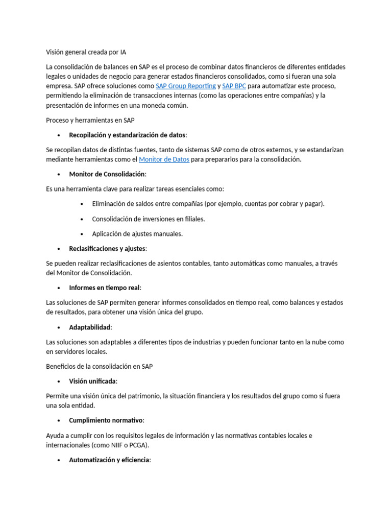 Visión General Creada Por IA | PDF | Contabilidad | Business