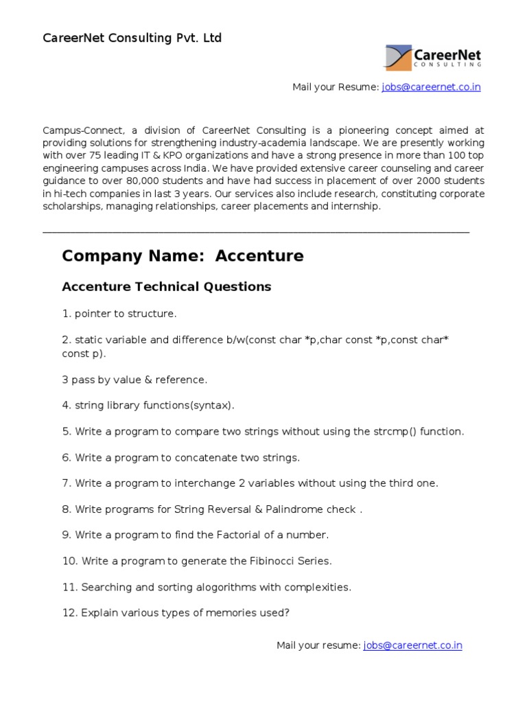 Accenture Template | PDF