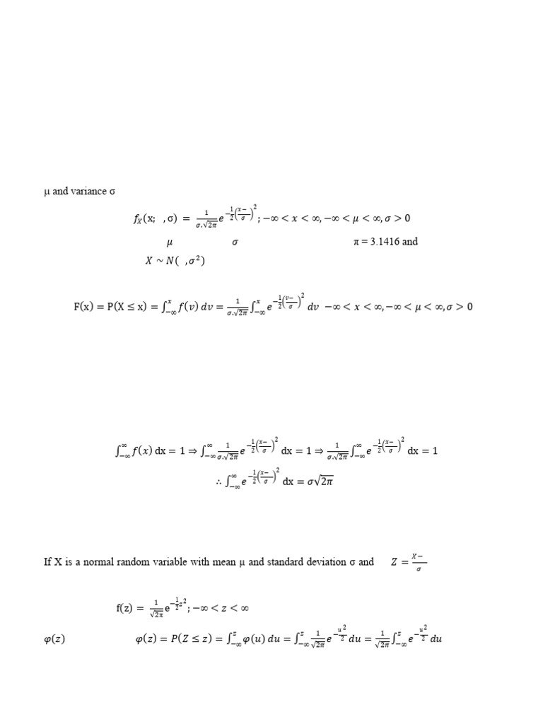 Normal Distribution | PDF | Normal Distribution | Probability Distribution