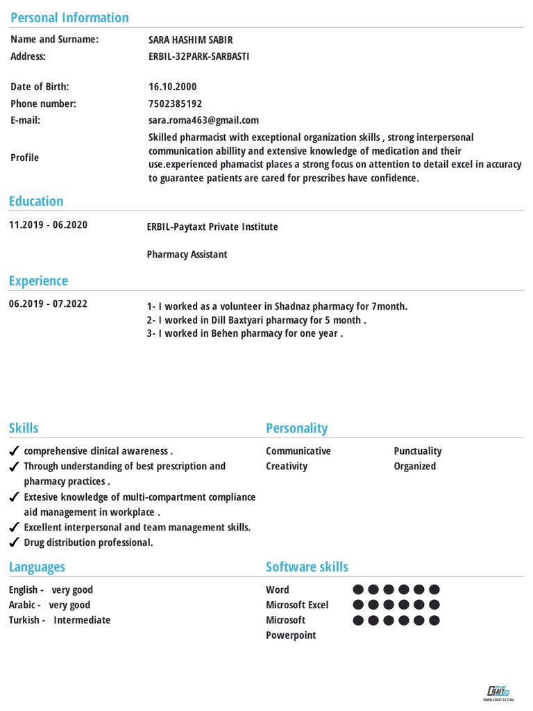 Sara cv | PDF