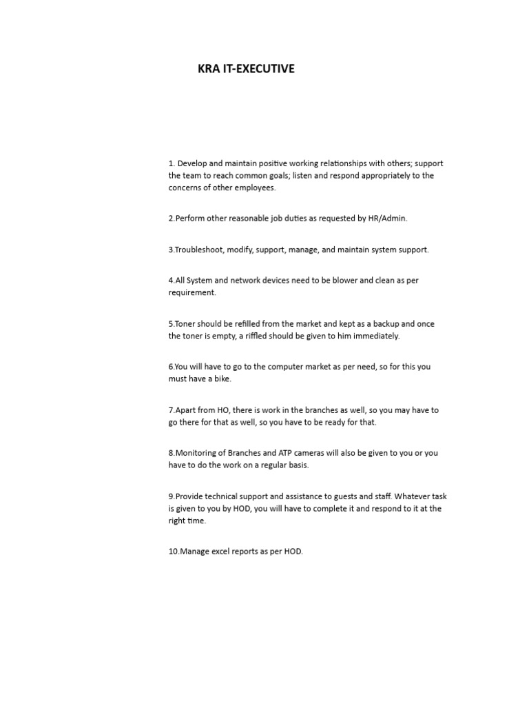 It Executive | PDF