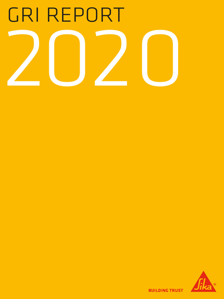 Glo Sika GRI Report 2020 | PDF | Concrete | Cement