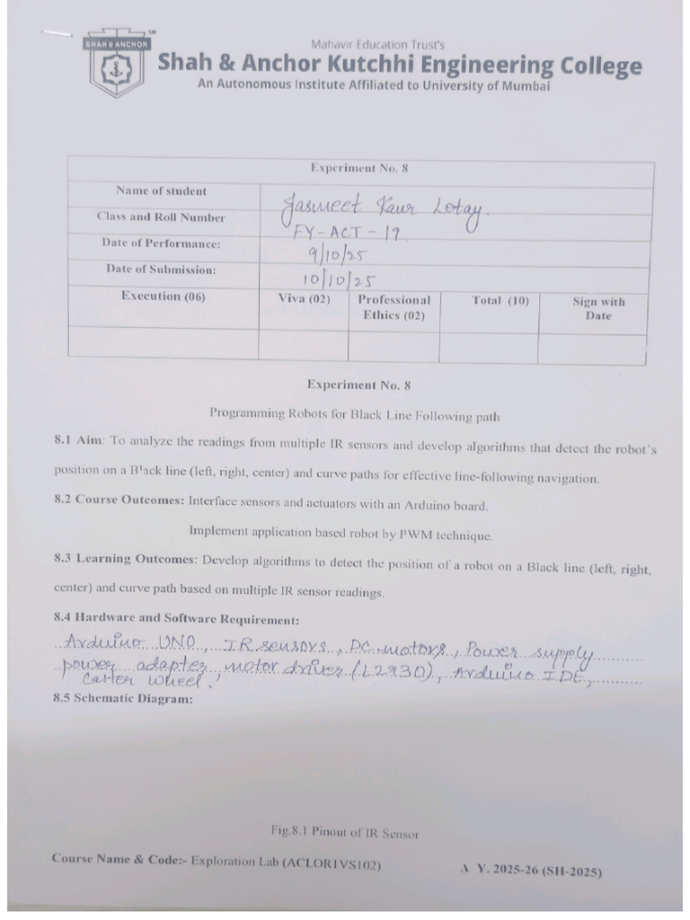 Experiment 8 | PDF
