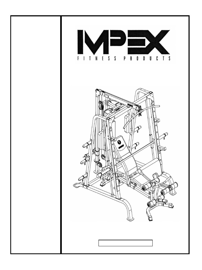 Marcy Smith Machine SM-4000 | PDF | Nut (Hardware) | Screw