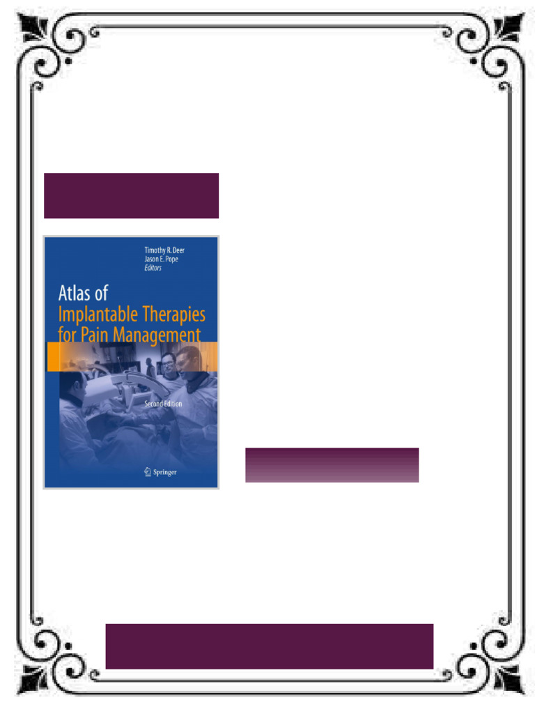 Atlas of Implantable Therapies for Pain Management 1st edition by ...