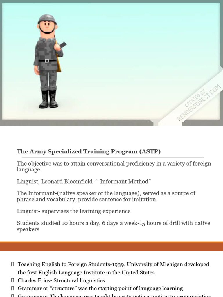 Audio Lingual Method (1) | PDF | Cultural Assimilation | Linguistics