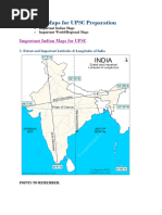 28 Key Maps for UPSC 2025 Preparation | PDF