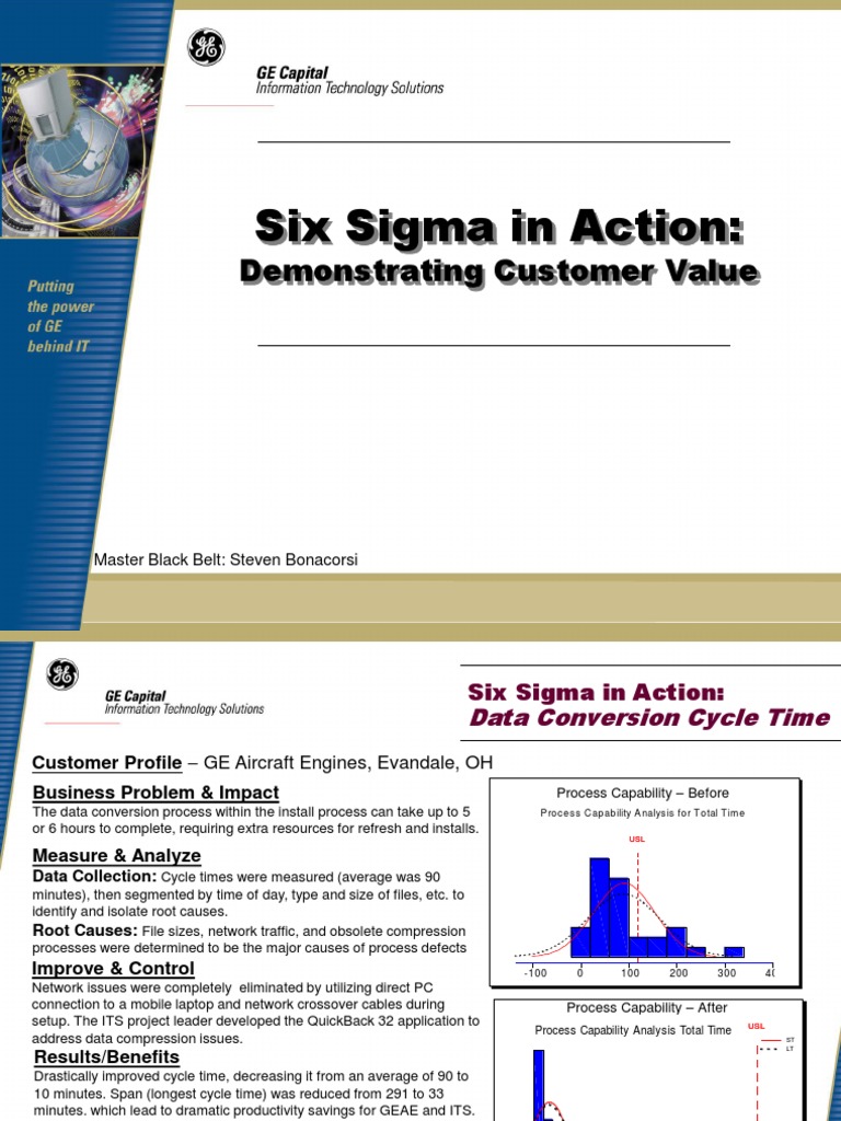 Data Conversion Cycle Time Six Sigma Case Study | PDF