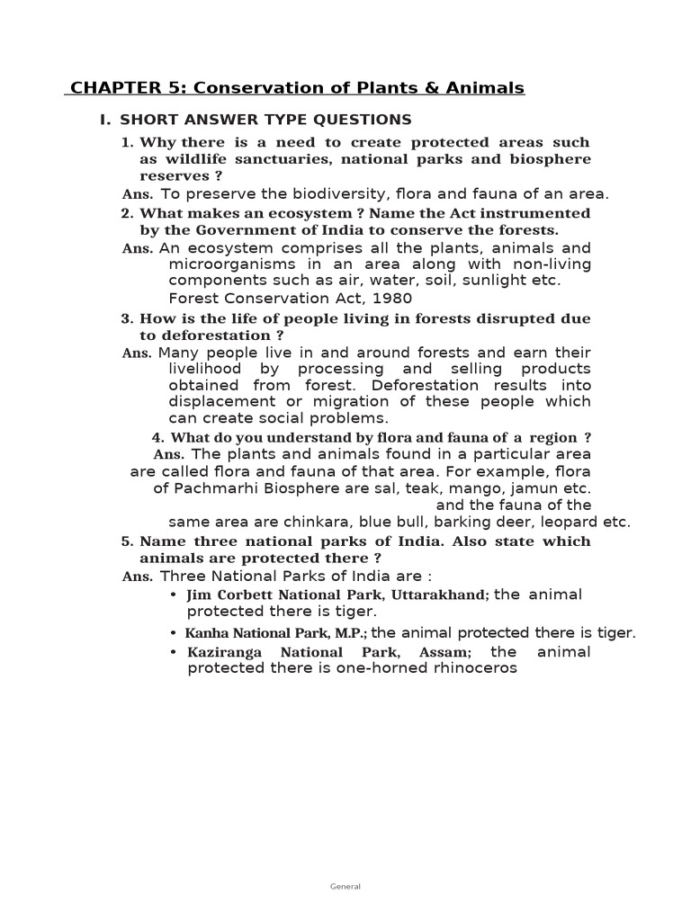 Conservation of Plants and Animals Guide | PDF | Deforestation | Soil