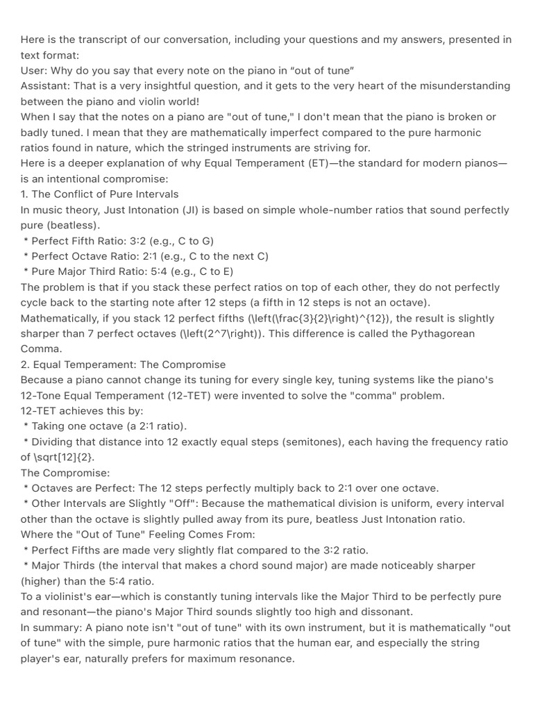 Here is the Transcript of Our Conversation, Including Your Questions ...