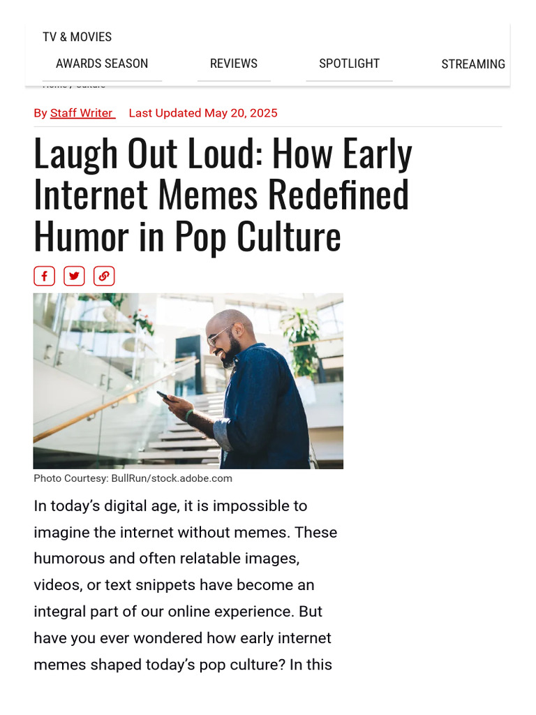 Laugh Out Loud_ How Early Internet Memes Redefined Humor in Pop Culture ...