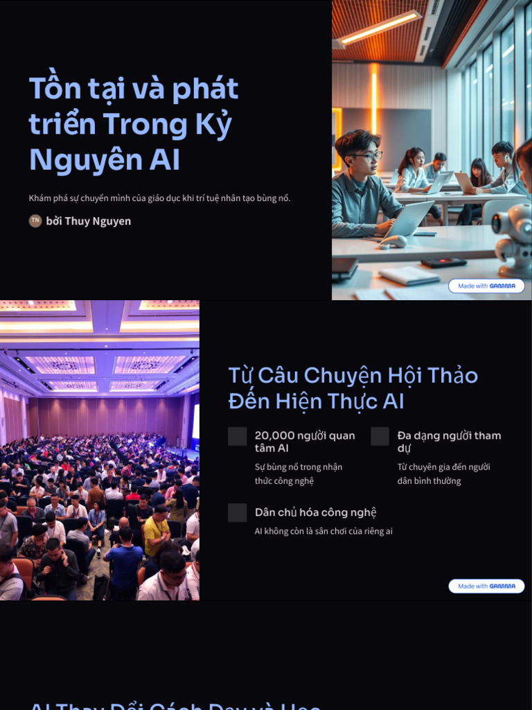 Ton Tai Va Phat Trien Trong Ky Nguyen AI | PDF