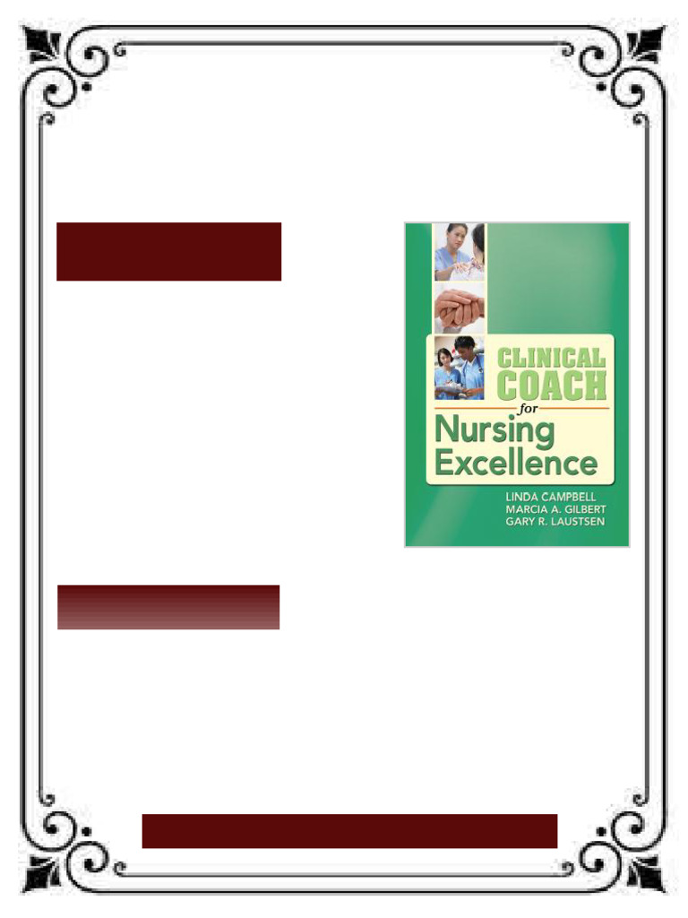 Clinical Coach for Nursing Excellence 1st Edition by Linda Campbell ...